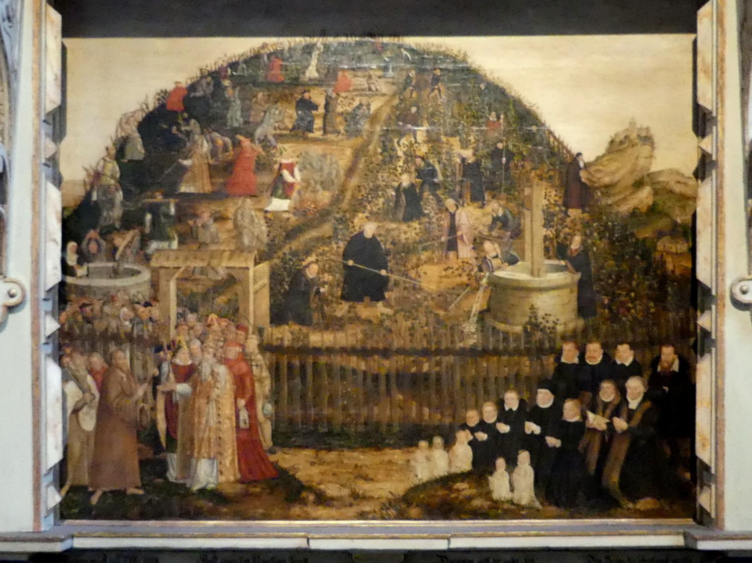 Die Arbeiter im Weinberg des Herrn, Lucas Cranach der Jüngere, 1573 - 1574