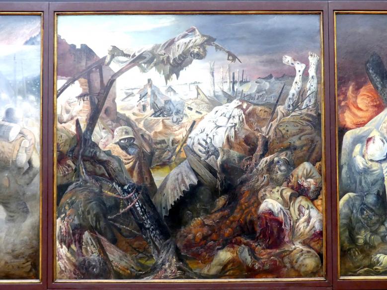 Der Krieg (Triptychon), Otto Dix, 1929–1932